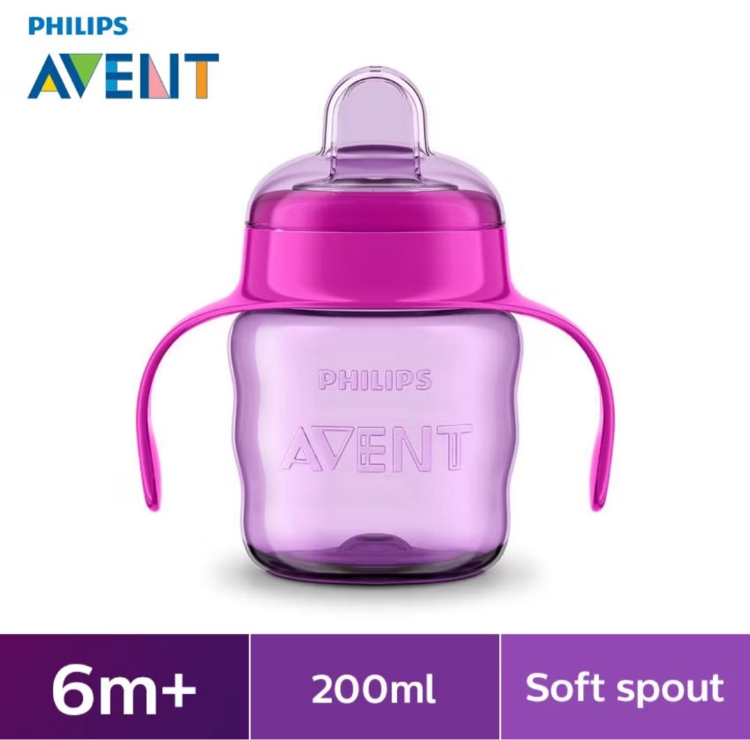 Philips Avent 200ml Sippy Cup with Soft Spout, Babies & Kids, Nursing ...