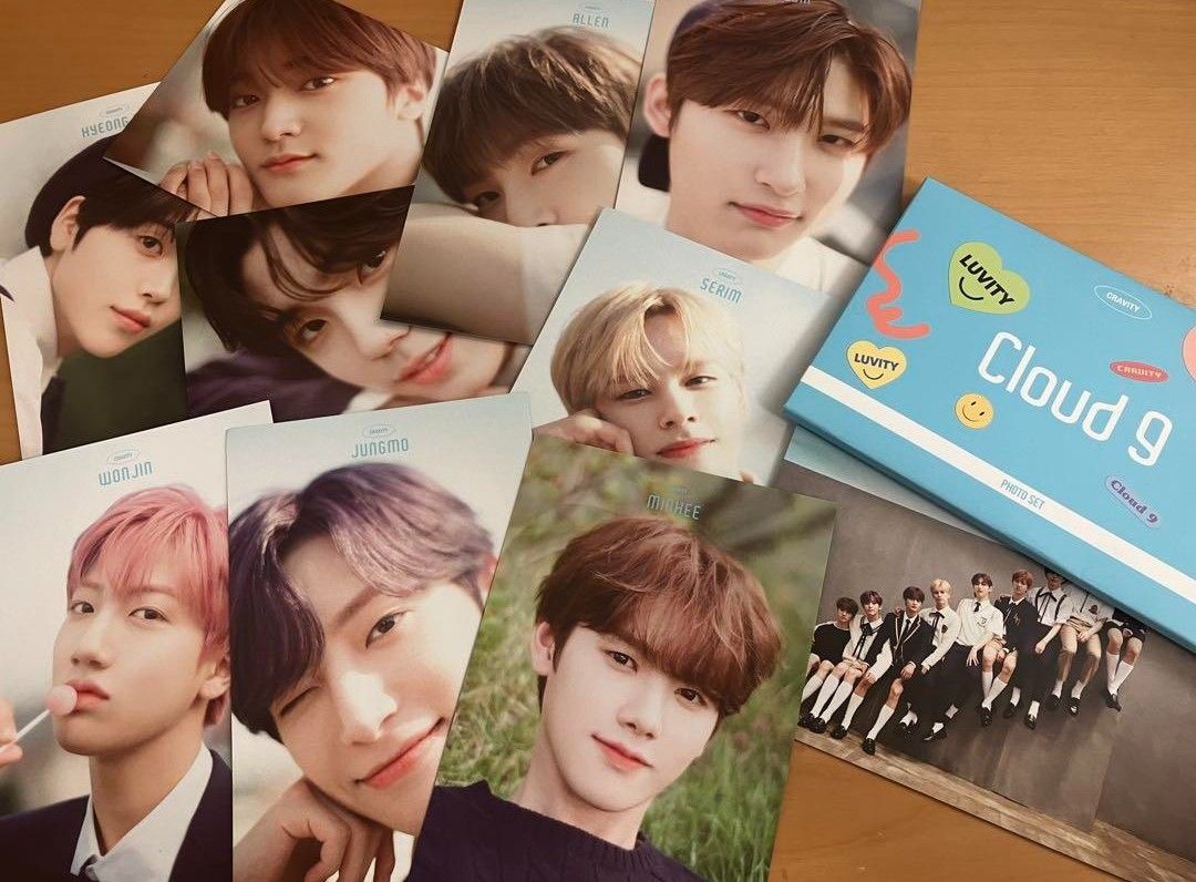 [PO, READ DESCRIPTION] CRAVITY CLOUD9 OFFICIAL MD PHOTO SET, Hobbies ...