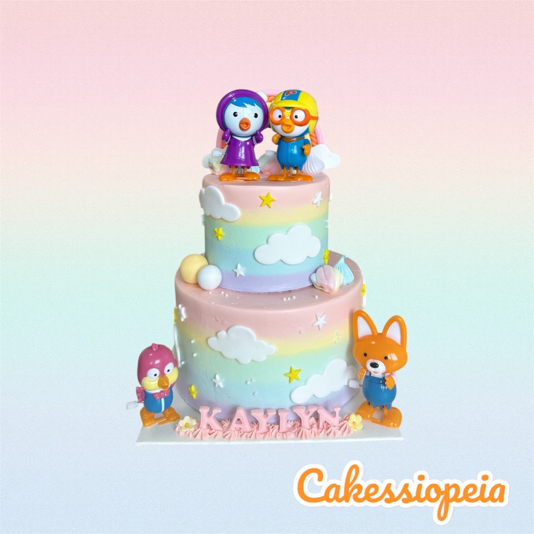Pororo Design Cake/Birthday Cake/Customised Cake, Food & Drinks ...