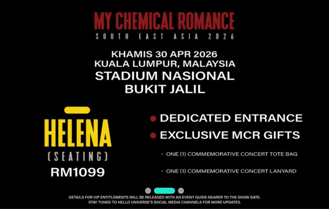 [Premium] Helena - My Chemical Romance MCR Kuala Lumpur Malaysia ...