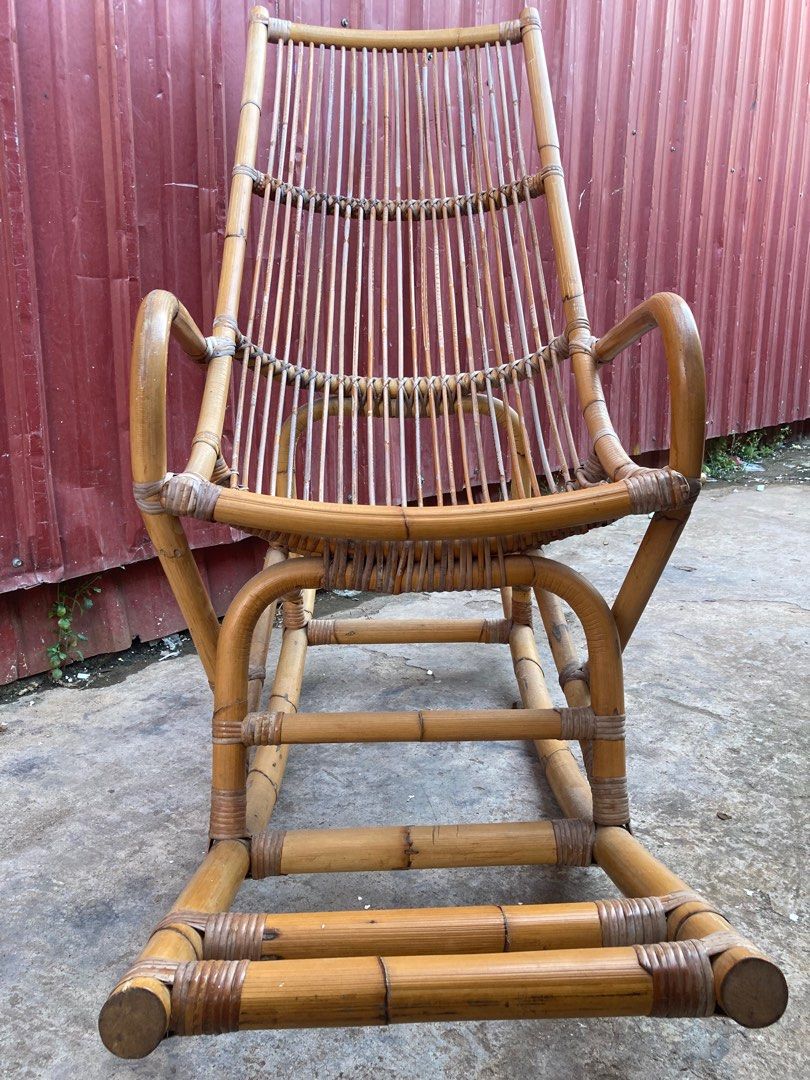 Rattan Rocking Chair/ Kerusi Rotan Goyang / Kerusi Malas, Furniture ...