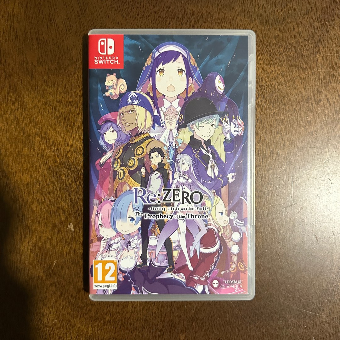 Re:Zero - Switch Game, Video Gaming, Video Games, Nintendo on Carousell