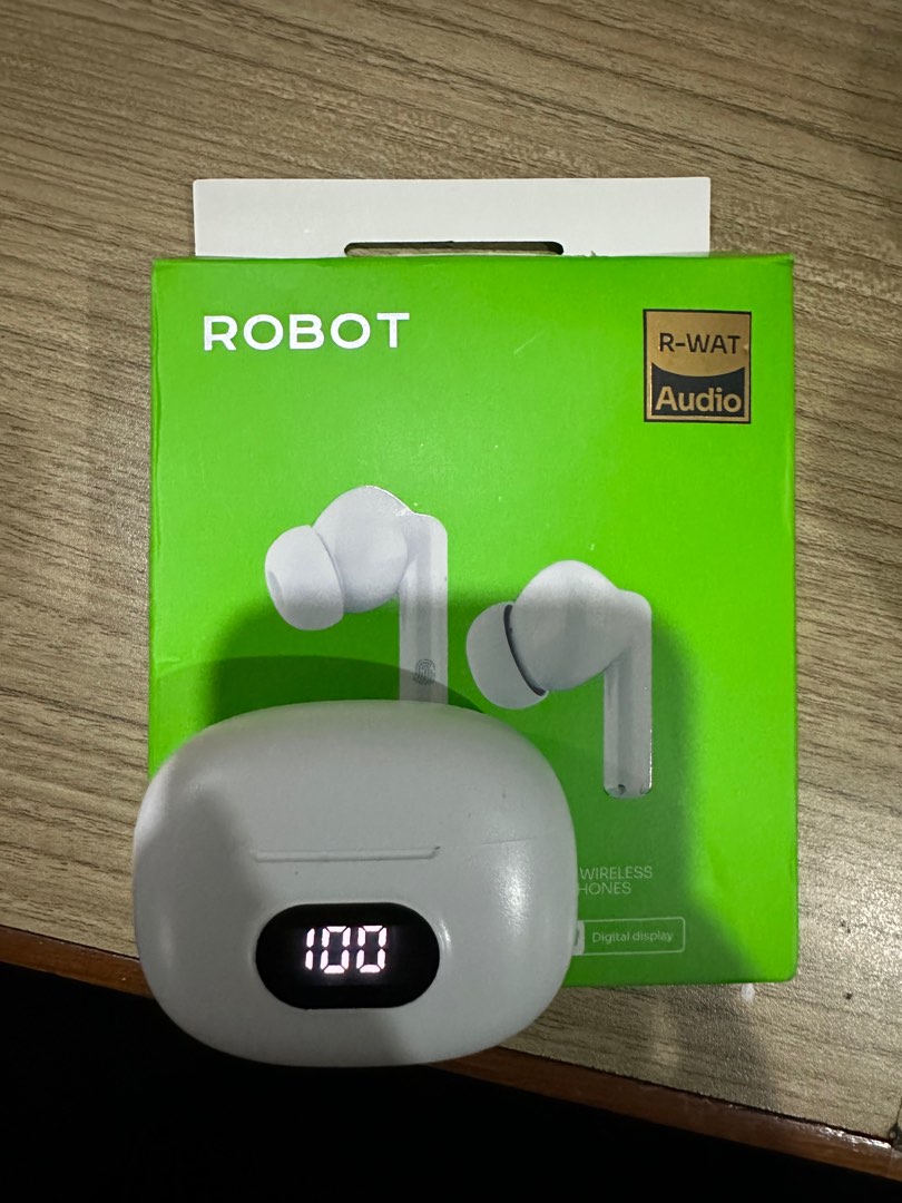 ROBOT T70 Airbuds Earphone Wireless TWS bluetooth 5.3 Deep bass ...
