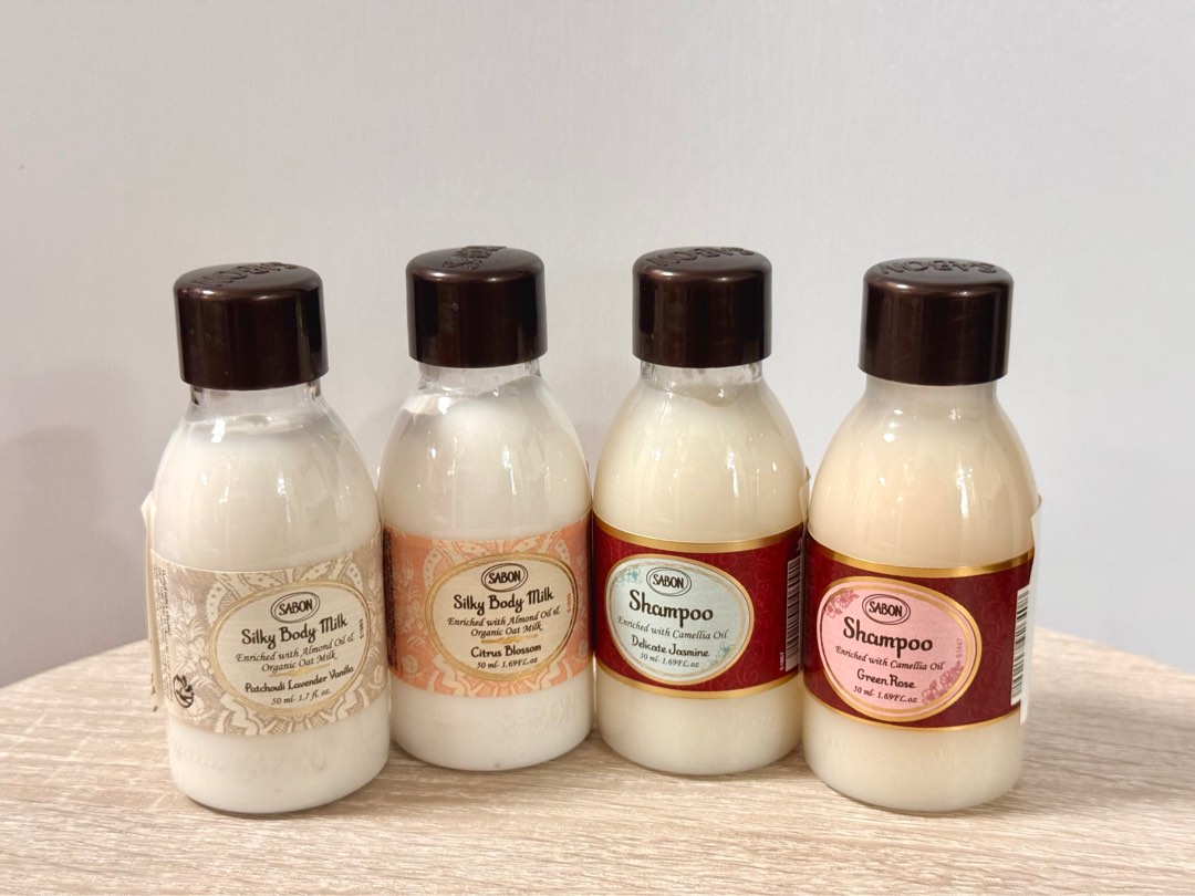 Sabon body milk & shampoo, 美容＆個人護理, 沐浴＆身體護理, 沐浴及身體護理 - 身體護理 - Carousell