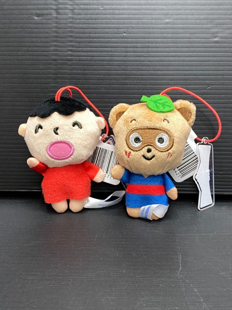 Sanrio Minna no Tabo 大口仔 Pokopon's Diary 浣熊日記 2025年 最愛角色40周年大賞 紀念版毛毛公仔吊 ...