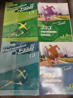 Secondary mathematics in focus 1A 1B, 興趣及遊戲, 書本 & 文具, 教科書 - Carousell