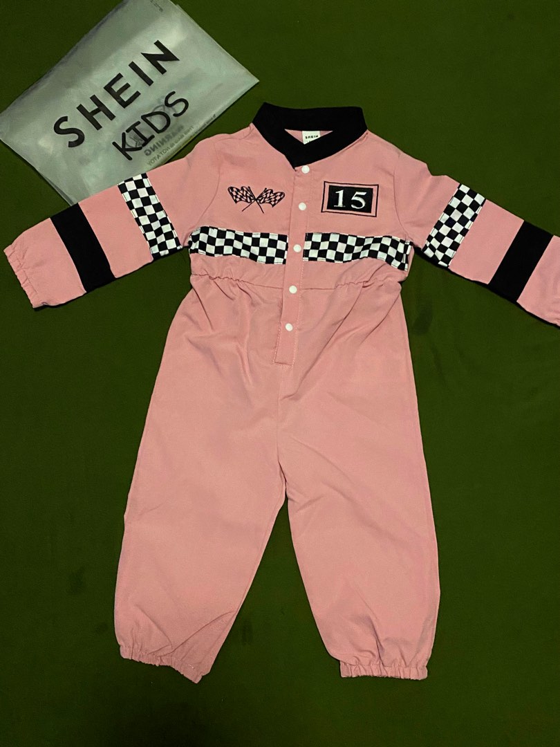 SHEIN Baby girl Racing Outfit, Babies & Kids, Babies & Kids Fashion on ...