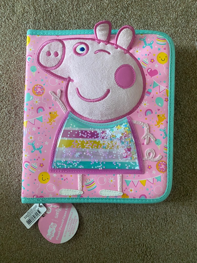 Smiggle Peppa Pig Zip It Stationary, Hobbies & Toys, Stationary & Craft ...