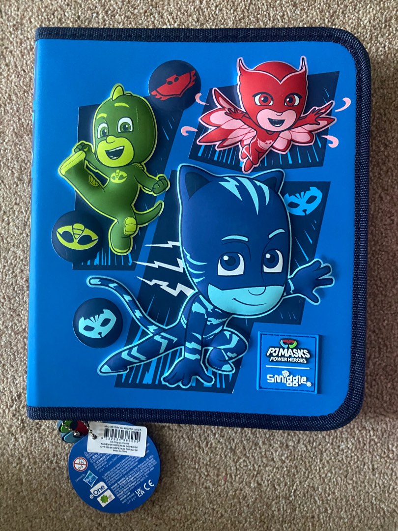 Smiggle PJ Mask Zip It Stationary, Hobbies & Toys, Stationary & Craft ...