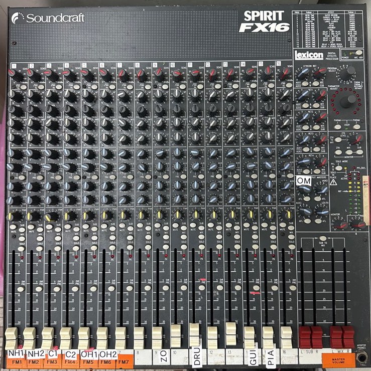Soundcraft Spirit FX16 Mixer with Lexicon , Audio, Other Audio ...