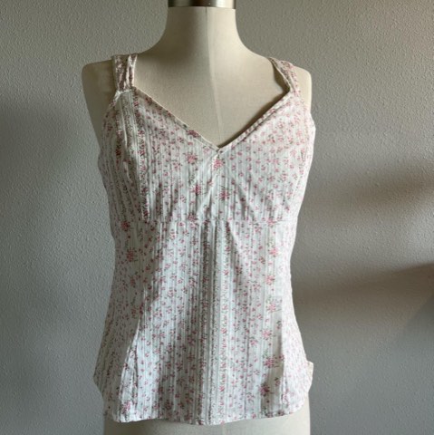 vintage floral cami cottagecore coquette, Women's Fashion, Tops ...