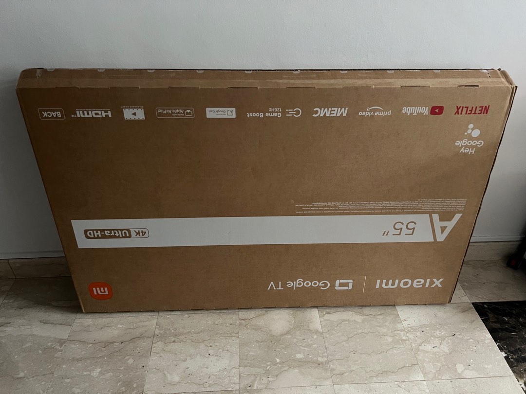Xiaomi 55 inches TV carton box, TV & Home Appliances, TV ...