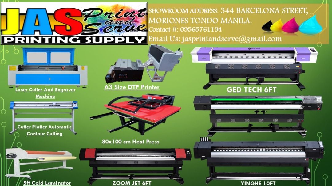 10ft large format printer machine dual head package, Computers & Tech ...