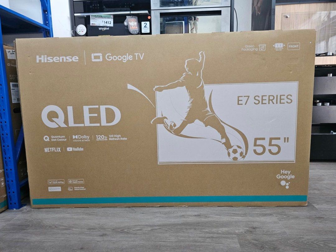 HISENSE 55” E7 SERIES 55-INCH QLED GOOGLE TV MODEL: 55E7N Gaming model ...