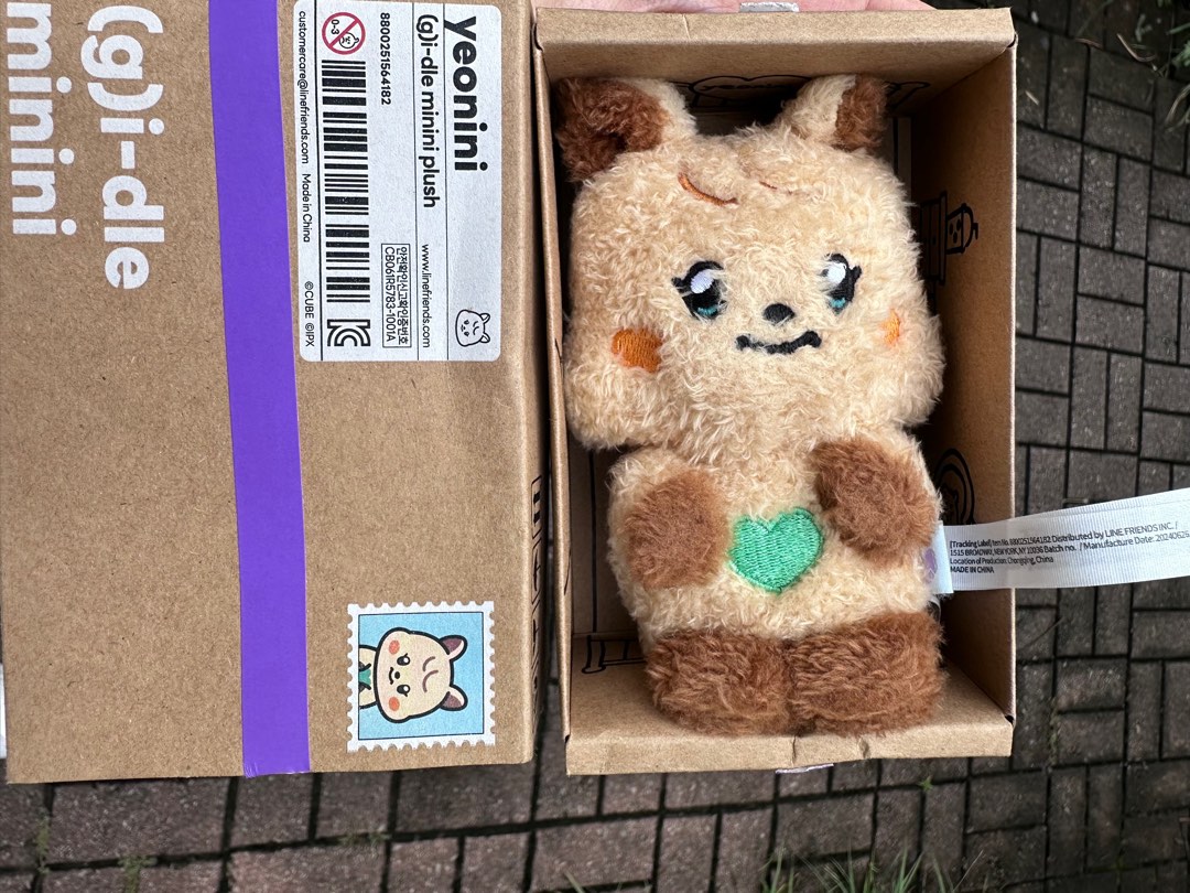 可議價 絕版 Yeonini i-dle line friends minini gidle (G)I-DLE miyeon, 興趣及遊戲 ...