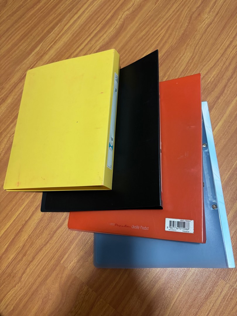 A4 Assorted File Folders - Various Colors, Hobbies & Toys, Stationery ...