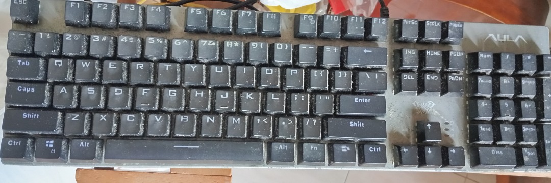 Aula blue switch mechanical keyboard, Computers & Tech, Parts & Accessories, Computer Keyboard ...