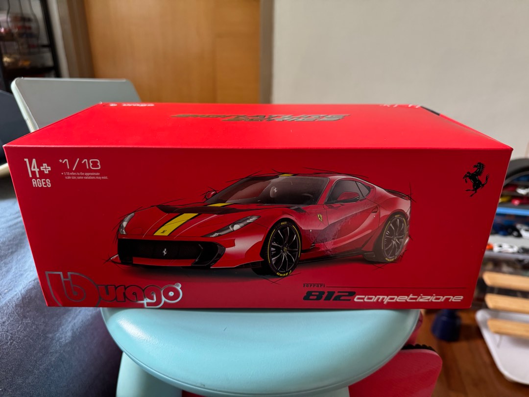 Bburago Signature Series 1/18 Ferrari 812 Competizone, Hobbies & Toys ...