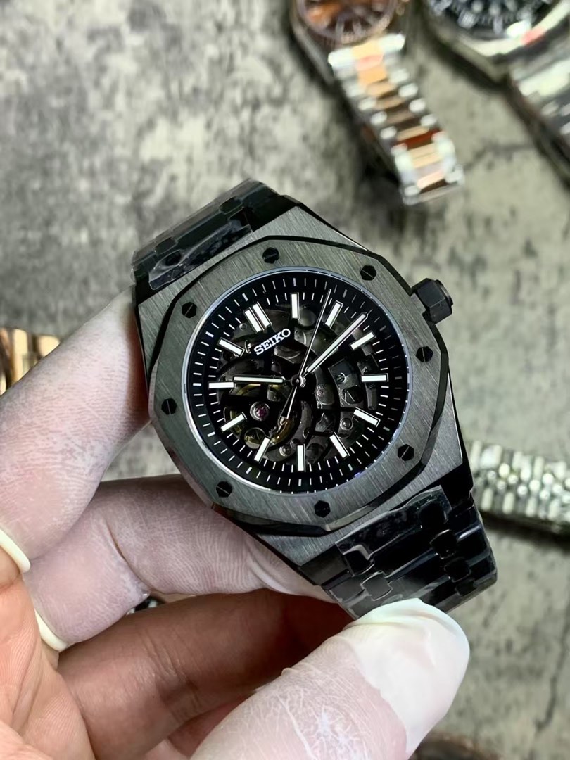 Best of Seiko mod skeleton custom watch, Men's Fashion, Watches ...