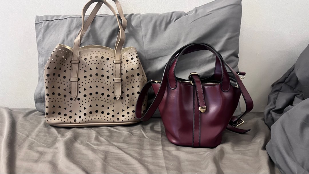 Bucket Bag dan tas ala Polane, Fesyen Wanita, Tas & Dompet di Carousell