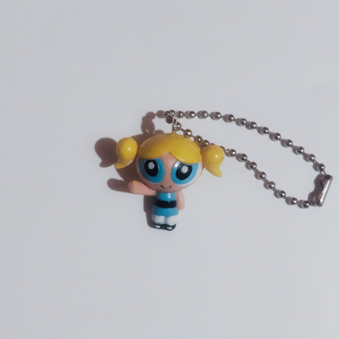 cartoon network & coca-cola — powerpuff girls / bubbles keychain ...
