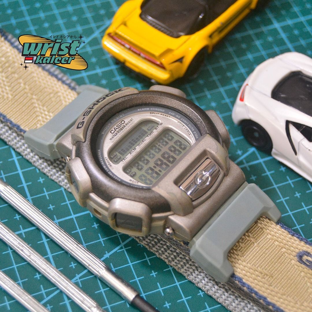 CASIO GSHOCK DW004 TELEMEMO! STRAP VELCRO GLIDE! MADE IN JAPAN!, Fesyen Pria, Jam Tangan di ...