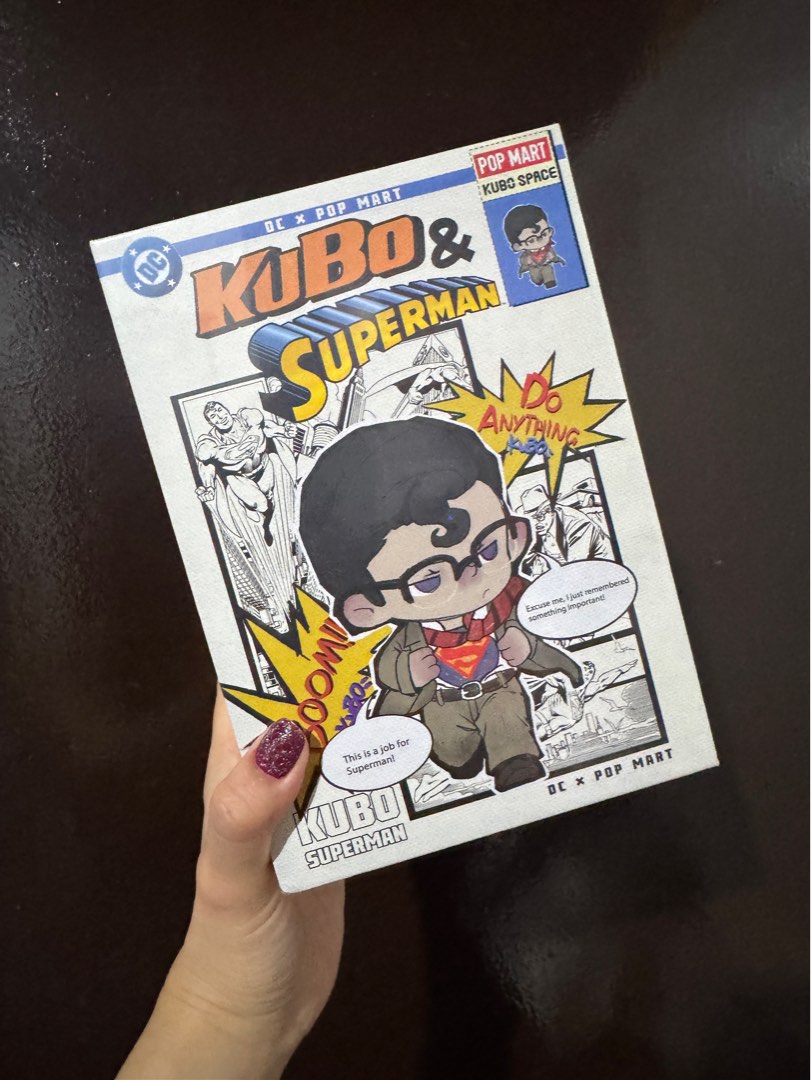 DC POPMART Kubo Superman 200% Action Figure Limited Edition, Hobbies ...
