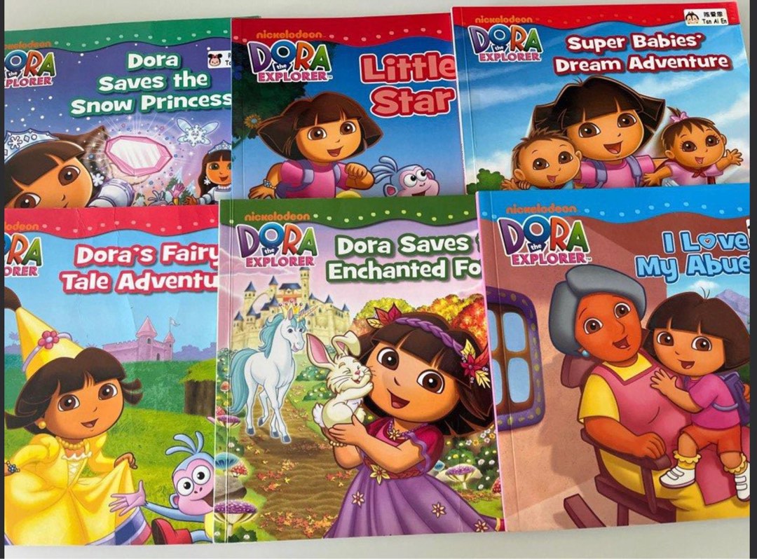 Dora the Explorer Book Set, Hobbies & Toys, Books & Magazines, Children ...