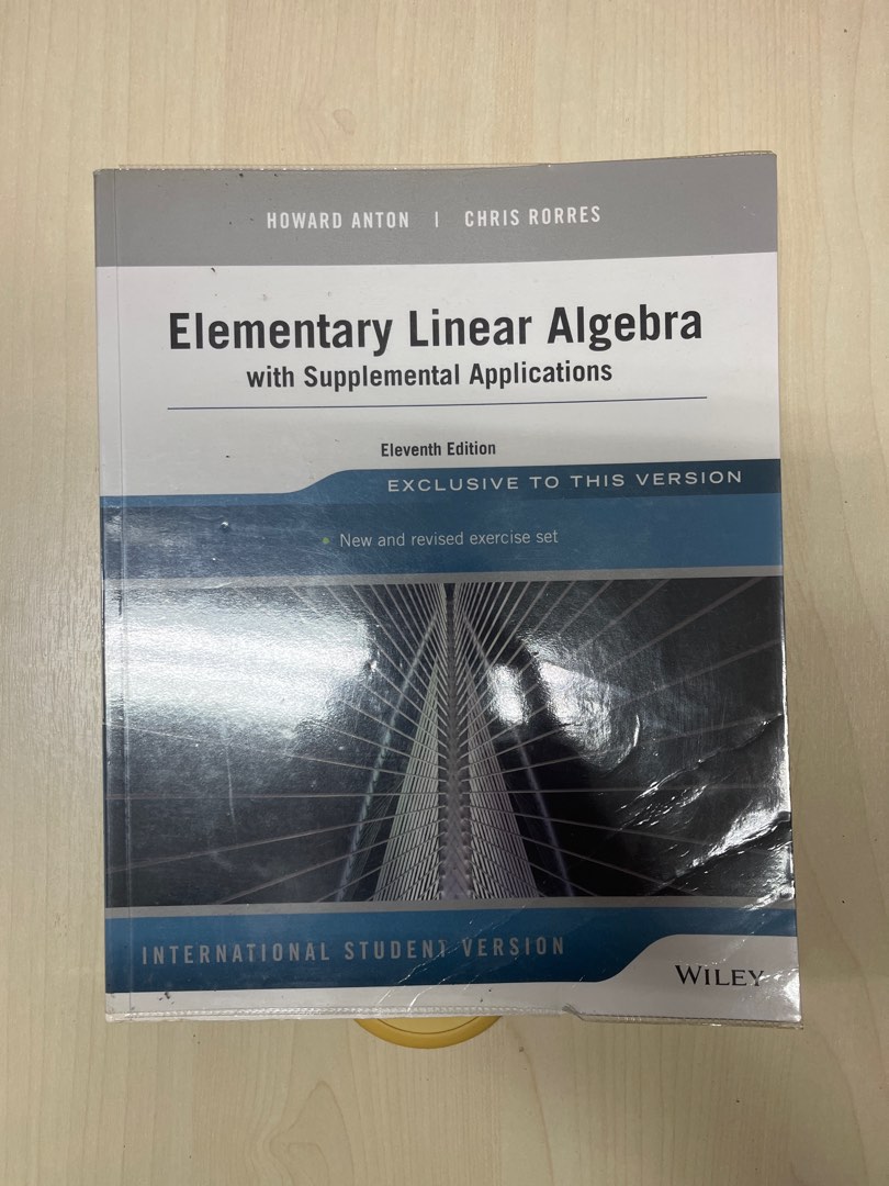 Elementary Linear Algebra 11th Edition, Hobbies & Toys, Books ...