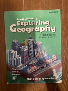 junior exploring geography 1 - using urban space wisely, 興趣及遊戲, 書本 & 文具, 教科書 - Carousell