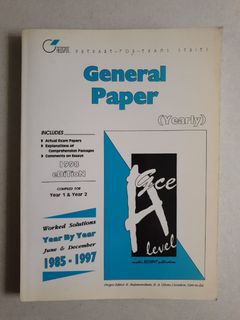 A-Level H1 General Paper GP Junior College JC Prelim Papers 2022 ...