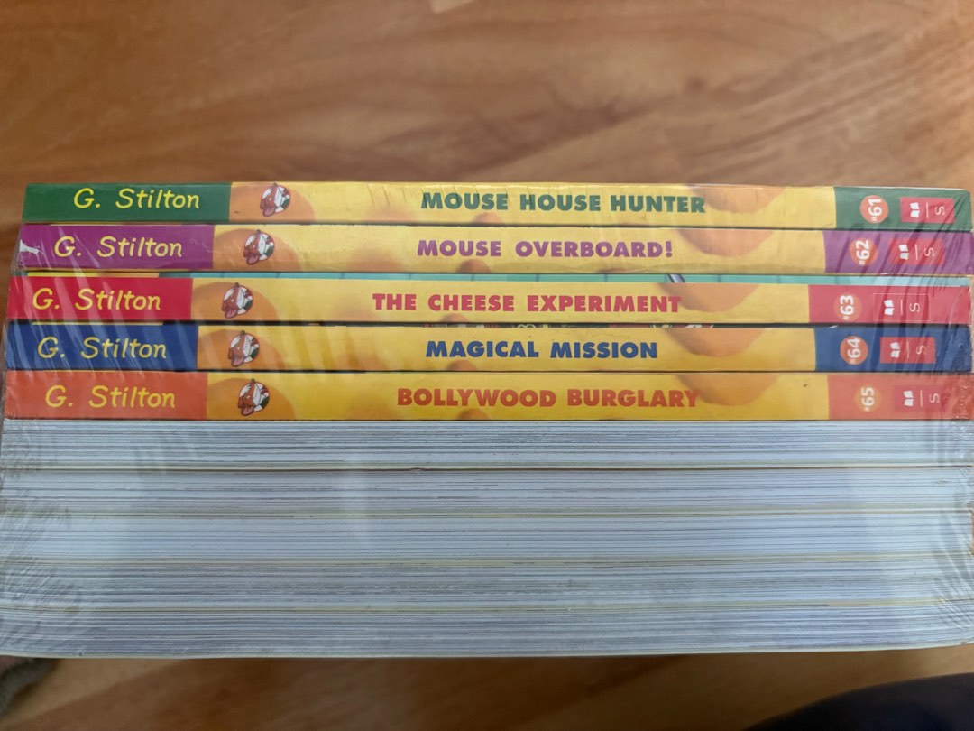 Geronimo Stilton Book Collection in Sets of 10 (1-80), Hobbies & Toys ...