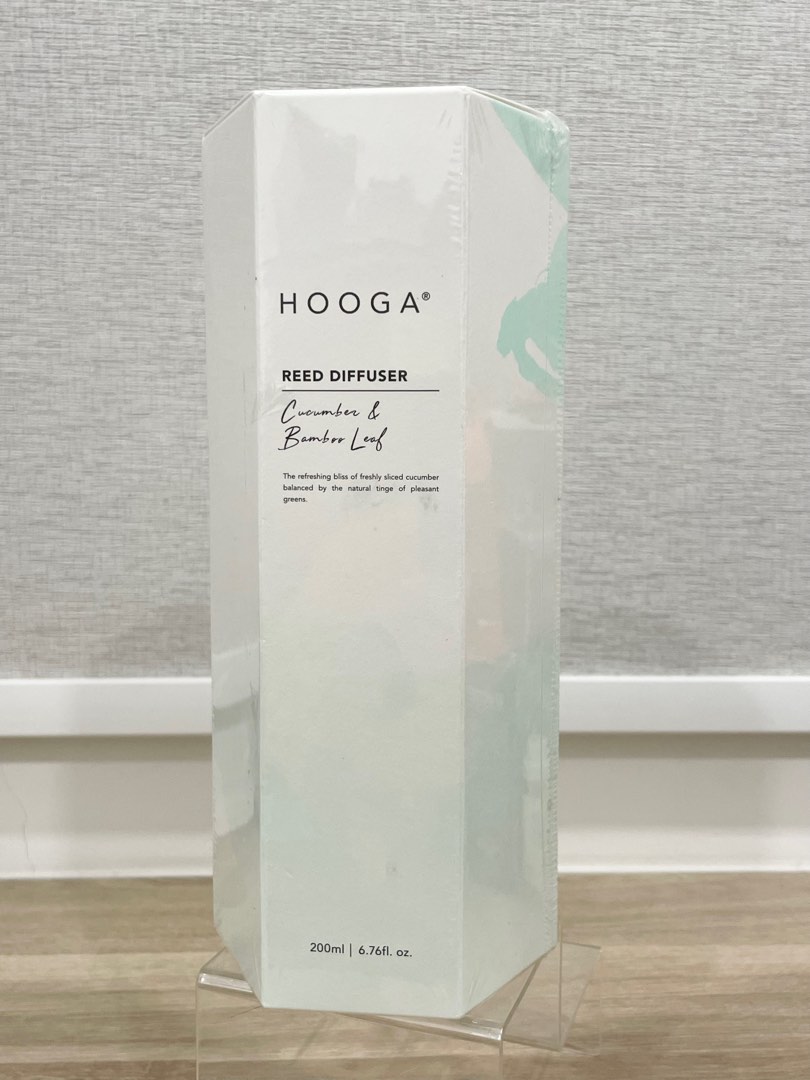 HOOGA REED DIFFUSER 200ml Cucumber & Bamboo Leaf, Furniture & Home ...