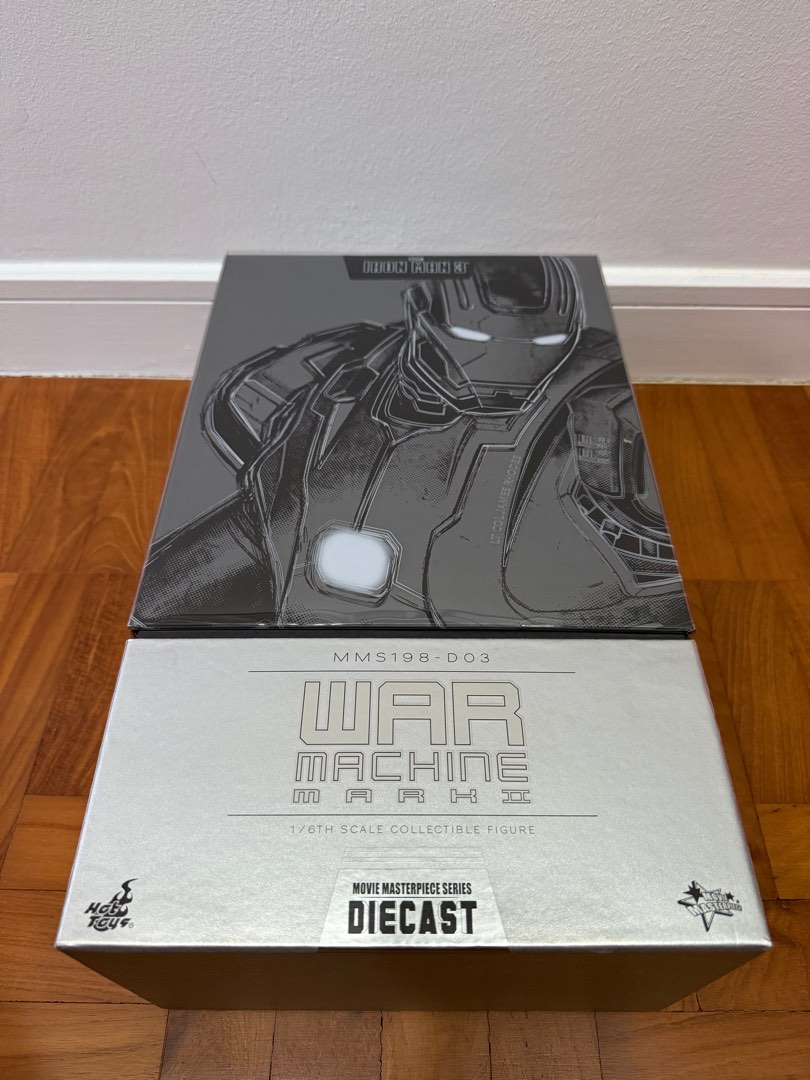 Hot Toys Iron Man War Machine Die Cast MMS198, Hobbies & Toys, Toys ...