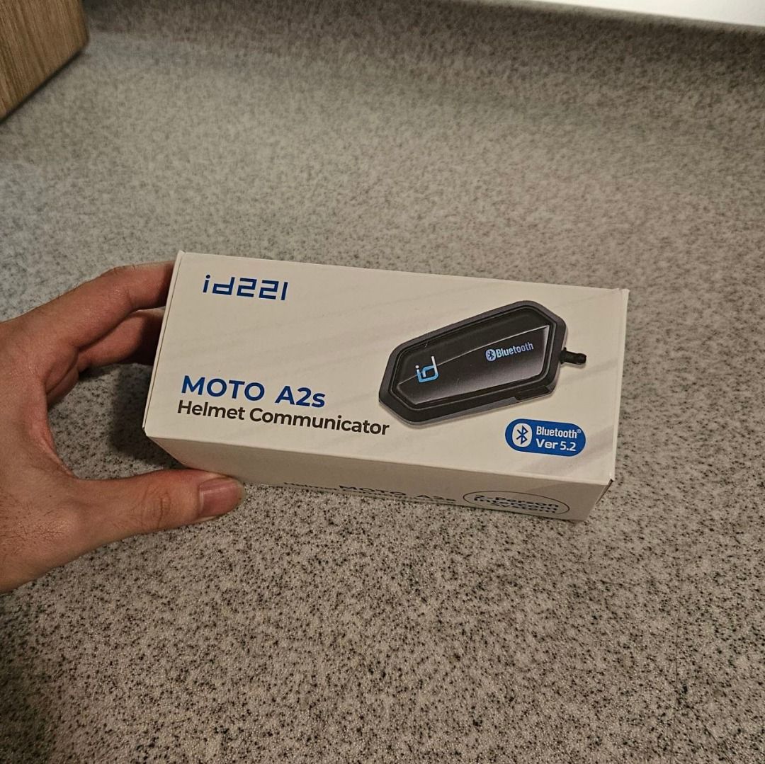 ID221 Moto A2s Helmet Intercom, Motorcycles, Motorcycle Accessories on Carousell