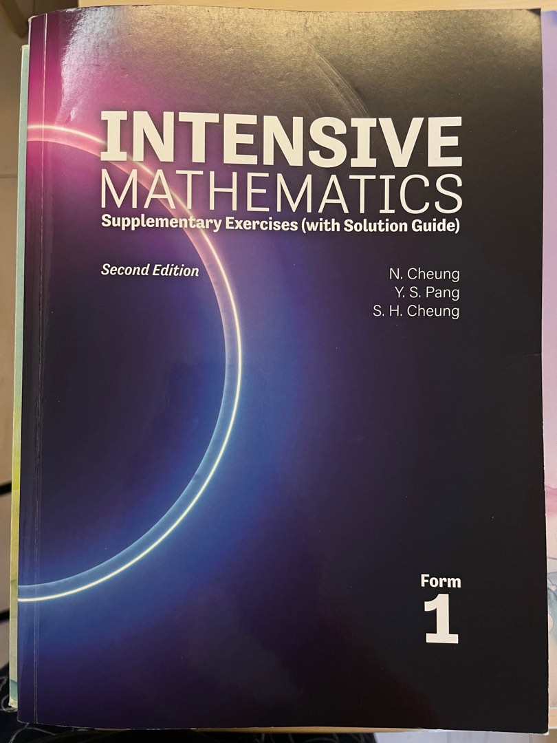 Intensive Mathematics Supplementary Exercises (with solution guide ...