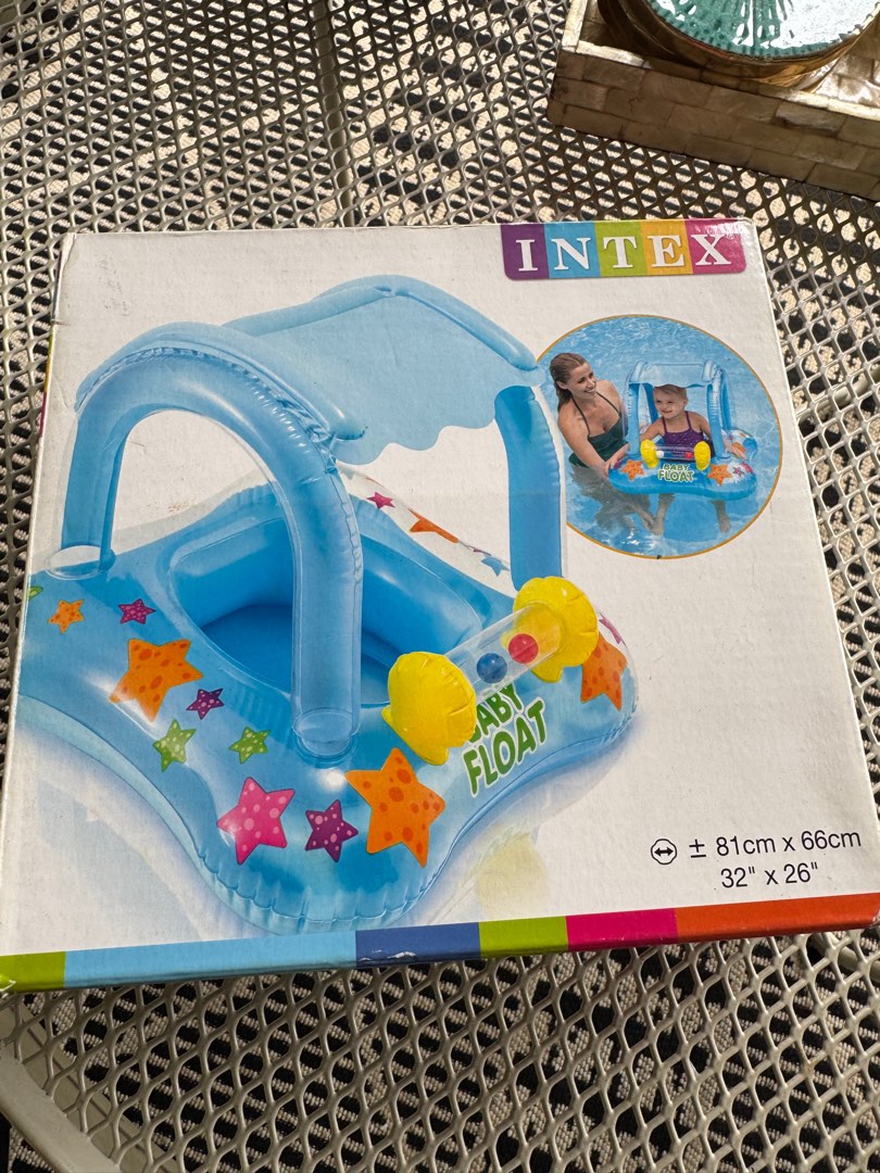 Intex Baby Float with Sunshade, Babies & Kids, Infant Playtime on Carousell