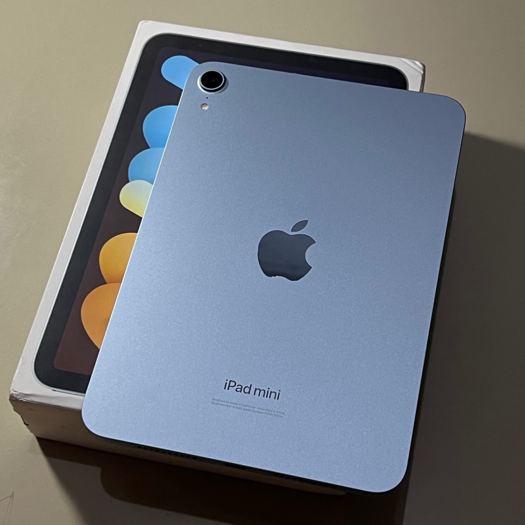 Ipad mini 7 128gb blue inter wifi only original fullset garansi aktif ...