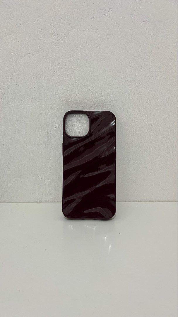 IPHONE 13/14 - CASE HP (MAROON), Telepon Seluler & Tablet, Aksesoris ...