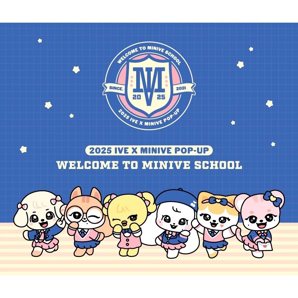 IVE X MINIVE 2025 POP-UP WELCOME TO MINIVE SCHOOL OFFICIAL MD, Hobbies ...