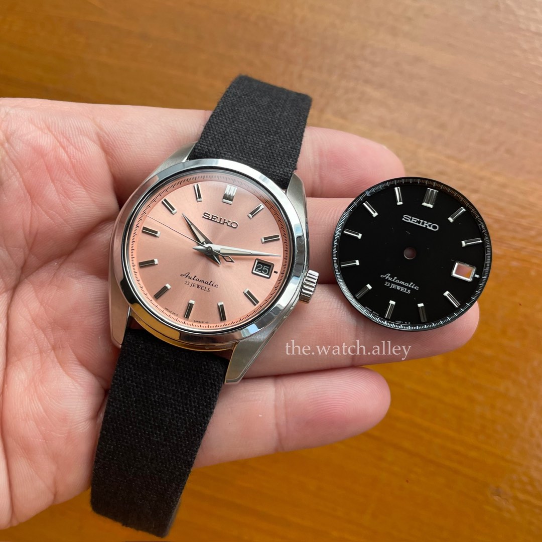 JDM Seiko - SARB033 Black on Uncle Salmon Dial (SARB037 inspired ...