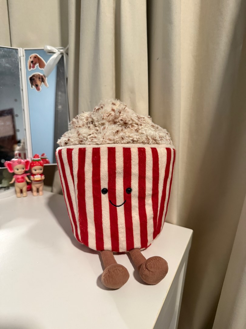 Jellycat Popcorn Plush Toy, Hobbies & Toys, Toys & Games on Carousell