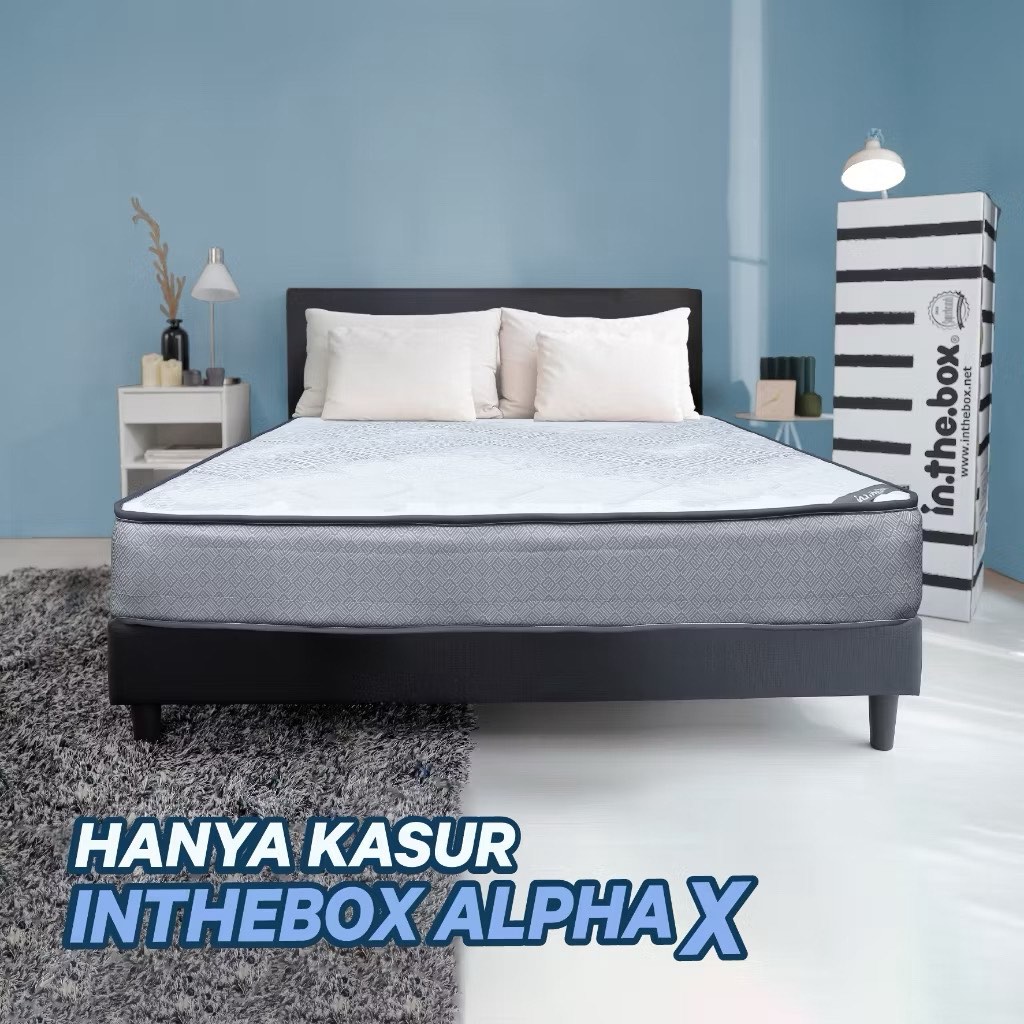kasur in the box alpha uk 180x200 tinggi 20cm, Perabotan Rumah di Carousell