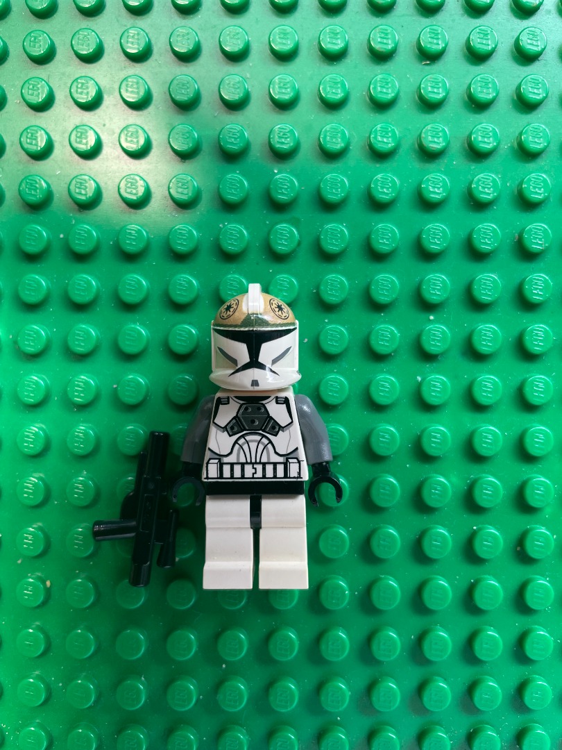 Lego Clone Trooper Gunner (Phase 1) - Large Eyes Set 8014 / 8039 Star Wars Minifigure, 興趣及遊戲, 玩具 ...