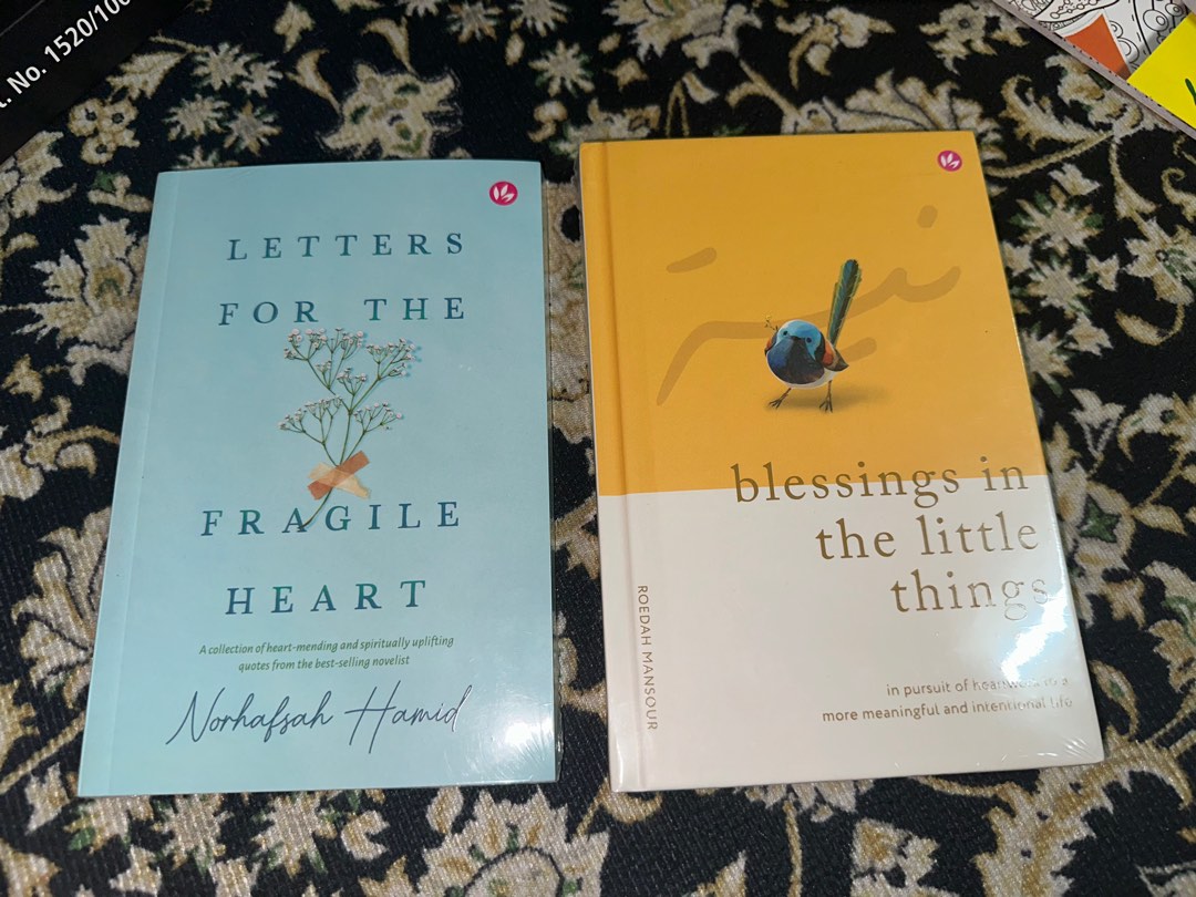 Letters for The Fragile Heart & Blessings in The Little Things, Hobbies ...