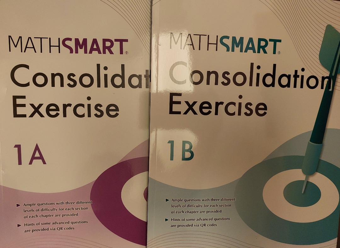 MathSmart 1A, 1B Consolidation Exercise, 興趣及遊戲, 書本 & 文具, 教科書 - Carousell