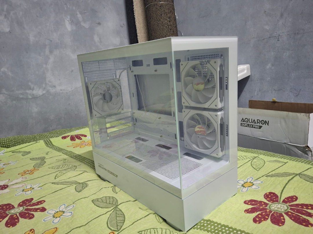 MATX PC case Armageddon Duplex Pro ( white ), Computers & Tech, Parts ...