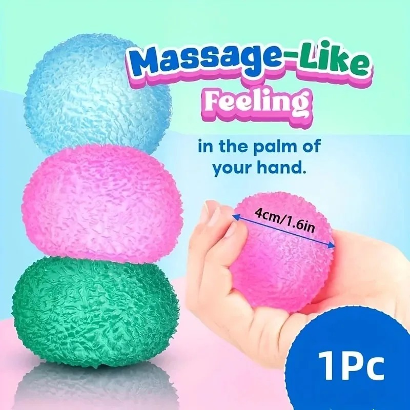 Multicolor Squishy Stress Balls for Kids & Adults - Soft Textured ...