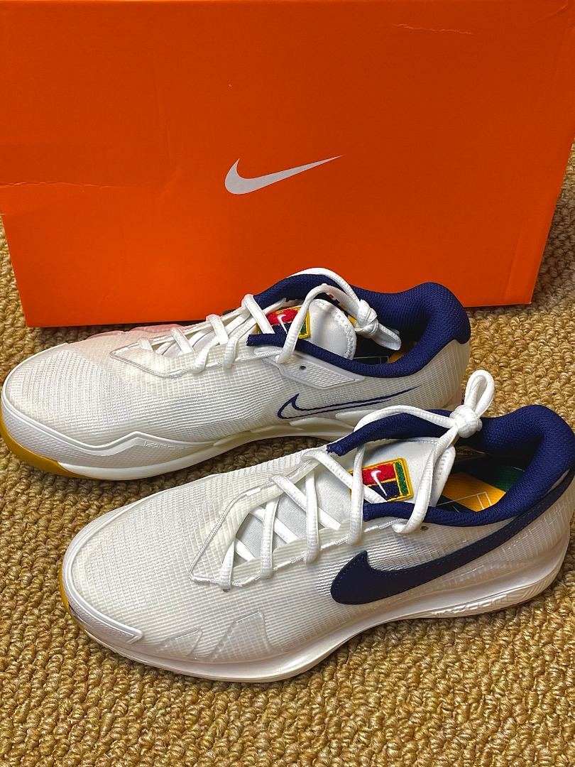 Nike Air Zoom Vapor pro Zoom Pro HC White/Navy Tennis Shoes, Men's ...