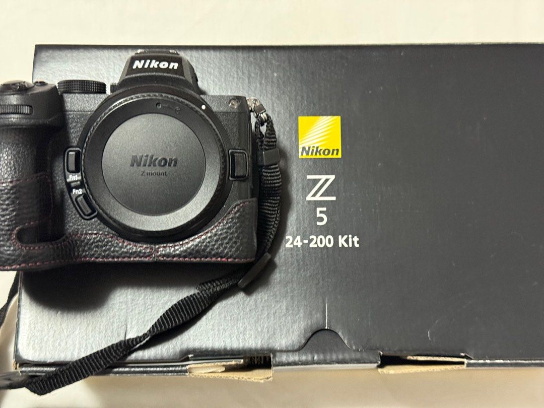 Nikon Z5, low shutter count, with box, Photography, Cameras on Carousell